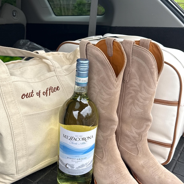 Custom Canvas Tote, Ironic Boat Bag, Bridesmaid Proposal Monogram Bag ...