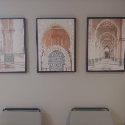 Moroccan Wall Art Set of 3, INSTANT DOWNLOAD, Moroccan Architecture ...