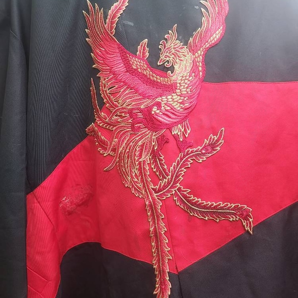 Large Phoenix Iron on Patch ,beautiful Phoenix Sew on Ptch ,bird Iron ...