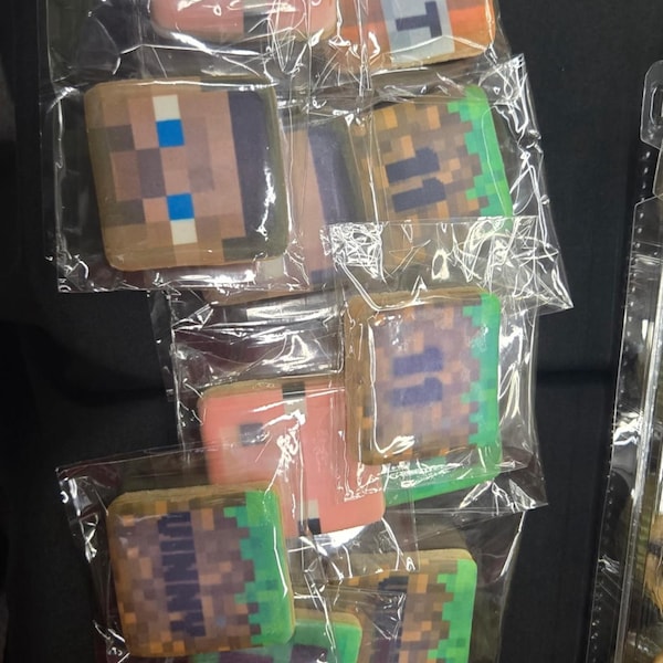 Minecraft Cookies, Minecraft Birthday, Minecraft Birthday Party ...