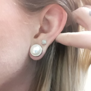 Pearl Ear Gauges 2g 0g 00g 7/16 1/2 9/16 5/8 8mm 10mm 12mm 14mm 16mm ...