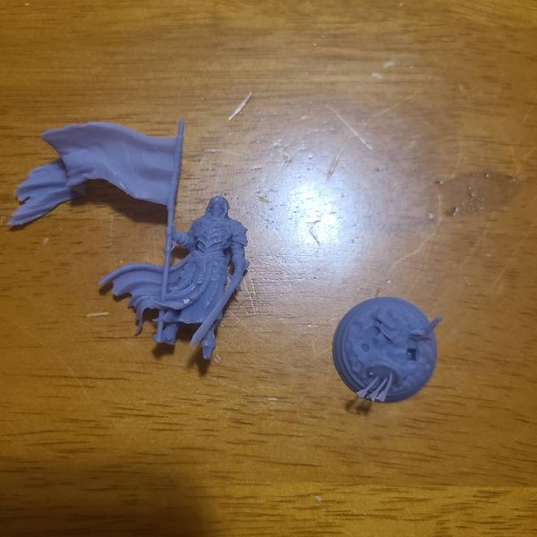 Water Monk // Bo Staff Fighter // Female Waterbender // Dnd Mini - Etsy