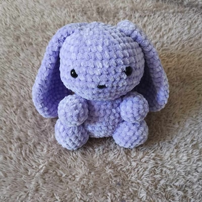 Cute Crochet Bunny Pattern, Amigurumi Crochet Pattern, PDF Crochet ...
