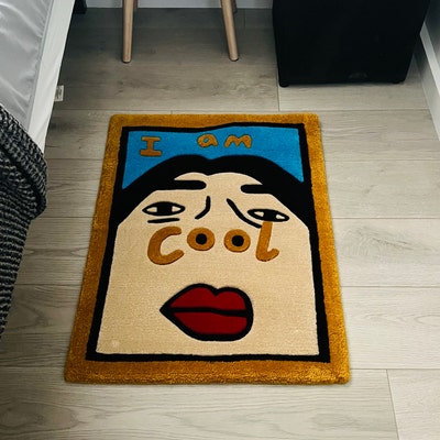 Custom Hand Tufted Rug / Funny Rug Soft and Aesthetic - Etsy