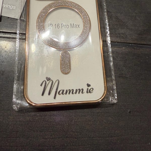 Custom Name Luxury Magsafe Phone Case,transparent Rhinestone Wireless ...