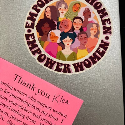 Empowered Women Empower Women Sticker Feminist Sticker for Laptop ...