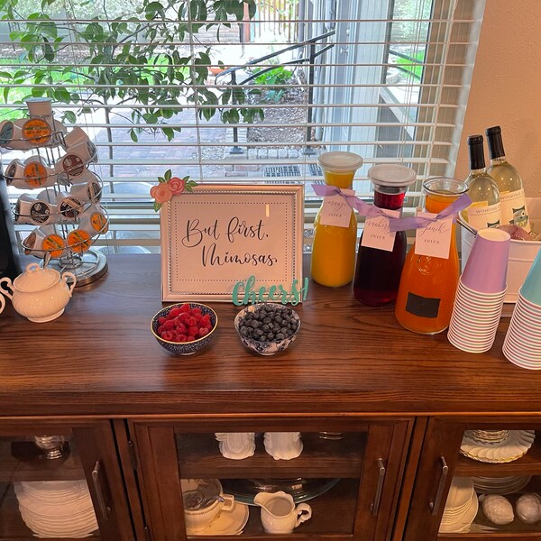 Hydration Station Printable Sign for Graduation, Birthday Party, Summer ...