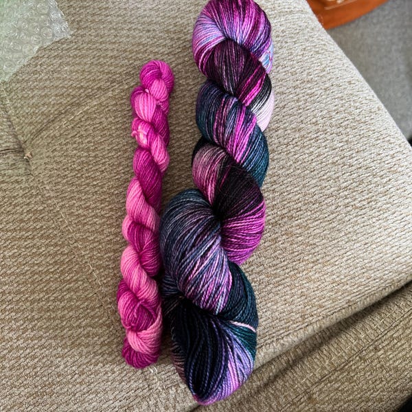 Kelp Forest + Viridian Sock Set | Willow Cottage Yarns - Etsy