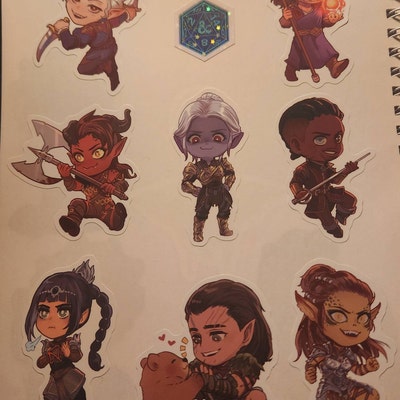 Fanmade BG3 Companion Sticker Pack - Etsy