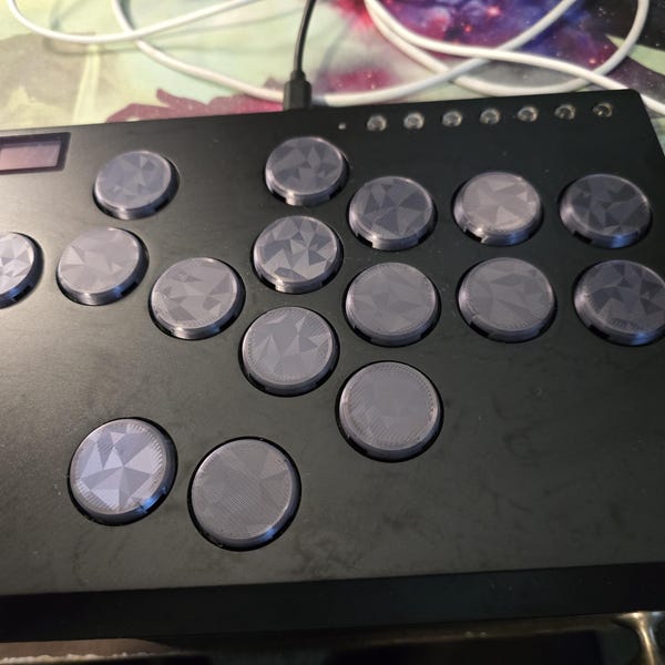 DIY Leverless All Button Controller Case for Sanwa and Similar Buttons ...
