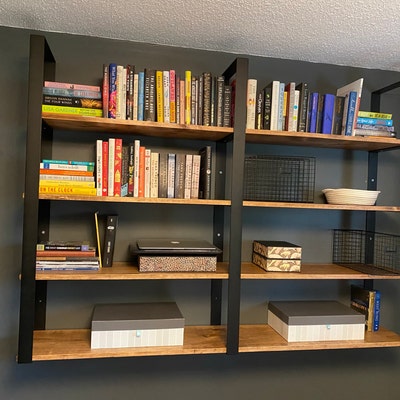 Multi Level Metal Shelf Bracket wall Bracket, Open Shelving Bracket ...