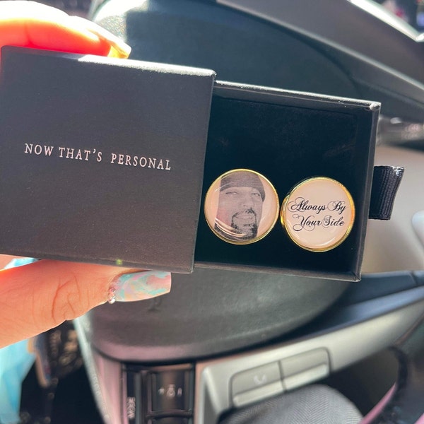 Custom Photo Cuff Links, Memorial Cuff Links, Wedding Cufflinks ...