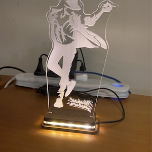 Personalized Acrylic Led Light Table Lamp, Night Light, Family Gift ...