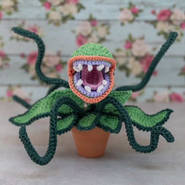 Crochet Audrey 2 Man Eating Plant Photo Tutorial Feed Me Seymour - Etsy