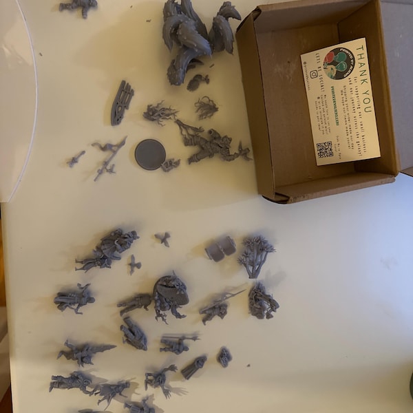 Gribble Engine With Chef 28mm/32mm Scifi Wargame Scatter Terrain Food ...