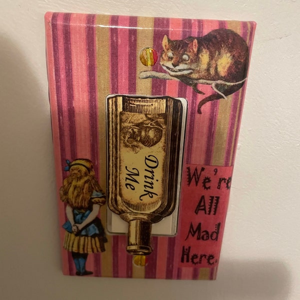 My ORIGINAL Designs of Alice in W. Switch Covers & MATCHING SCREWS ...