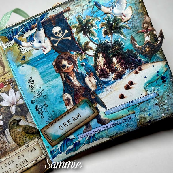 Magical Little Pirate Ephemera Bundle Digital Collage Book Whimsical ...