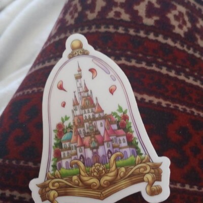 Beasts Castle Terrarium Transparent Sticker/ Beauty and the Beast Belle ...