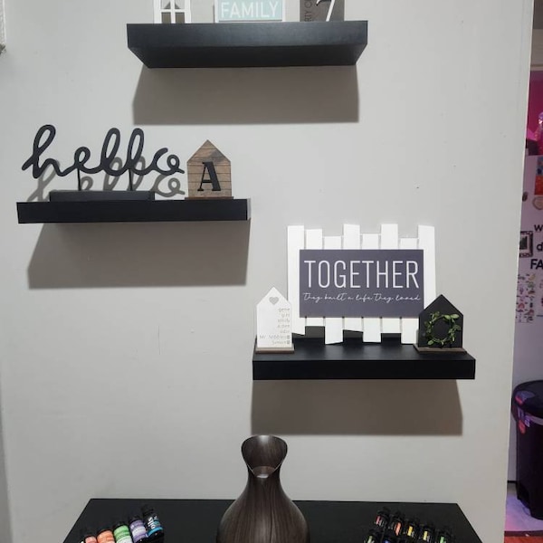 Personalized Tiny Homes Shelf Sitter; Custom Home Sign, Custom Standing ...