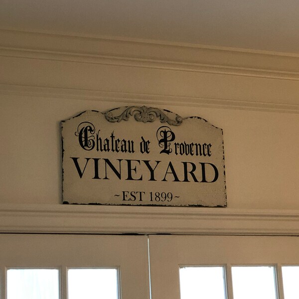 Cafe De Paris Sign | French Signs | French Country | Kitchen Sign ...