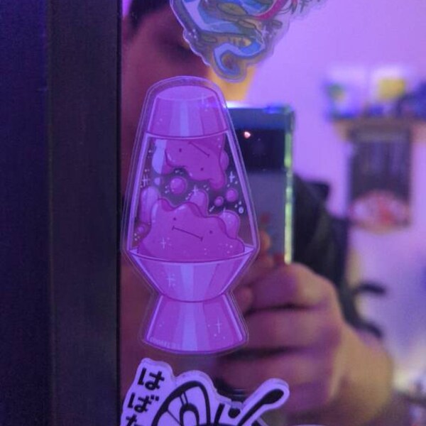 Lava Lamp Stickers Series 6 - Pink Blob Lava Lamps - Transparent ...