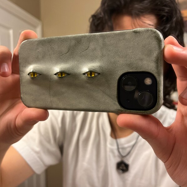 Eye Phone Case,3d Eyes iPhone Case,evil Eyes Phone Case Genuine Leather ...