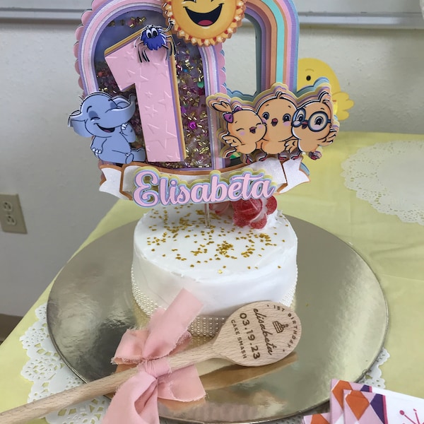 First Birthday Cake Smash Spoon First Birthday Photo Prop Personalized ...