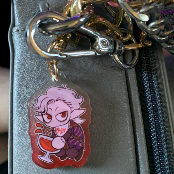 Baldur’s Gate 3 BG3 Acrylic Keychain Minthara Astarion Wyll Lae’zel ...