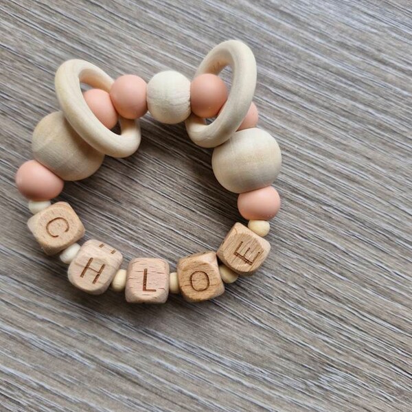 Personalised Rattle Fiddle Sensory Toy - Etsy