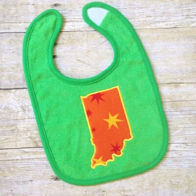 State of Indiana Applique Machine Embroidery Design 4 Sizes - Etsy