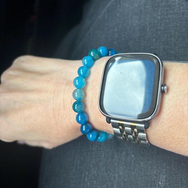 Custom Beaded Bracelet Design Your Own Gemstones for Daily Life Elastic ...