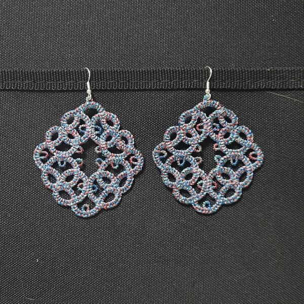 Free Standing Lace Earrings Tatting Machine Embroidery Design, FSL ...