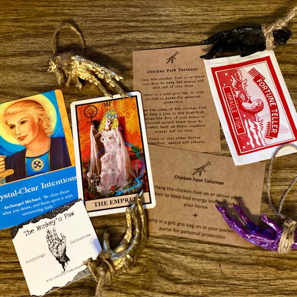 Hoodoo Protection Chicken Foot Talisman Buy One Get One Free. Choose ...