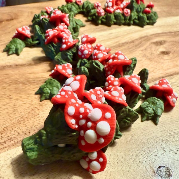 3D Printed Cyber Fish Decorative Figurine Fidget - Etsy