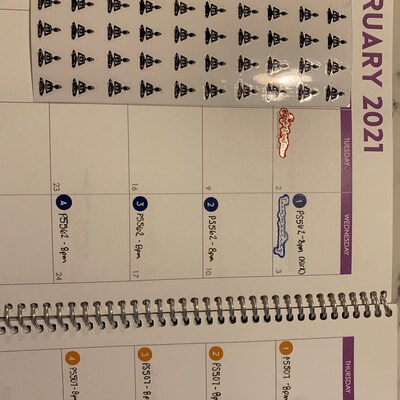 Small Number Stickers Planner Date Label Tiny Date Stickers Countdown ...