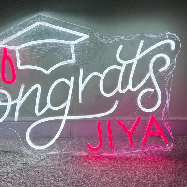 Congrats Grad Sign, Custom Backdrop Sign, Graduation Party Welcome Sign ...