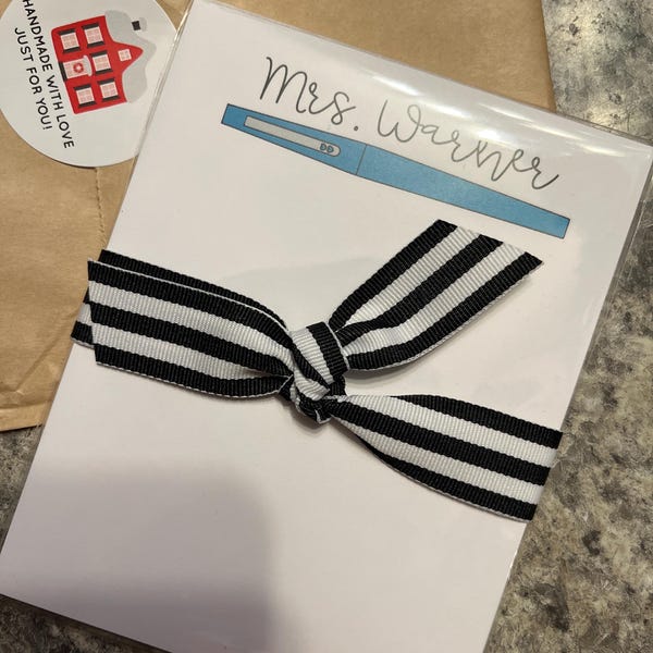 Flair Pen Personalized Notepad | Customized Note Pad | Jotter Pad ...