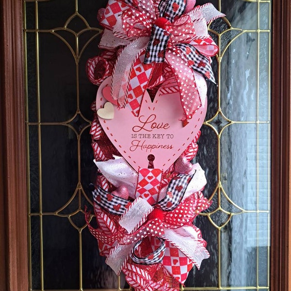 Christmas Tree Topper Bow, Christmas Tree Bow With Burlap Snowflake ...