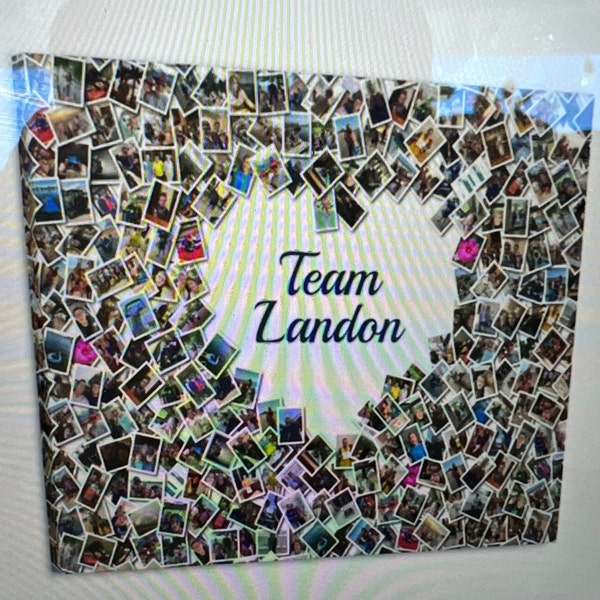 Heart Photo Collage Canvas | Heart Collage | Heart Shaped Picture ...