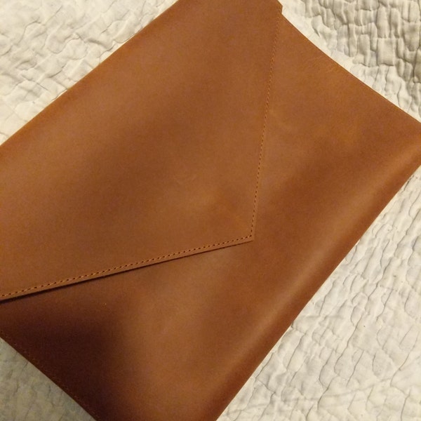 Customized Leather Portfolio Document Organizer A4 Document Holder ...