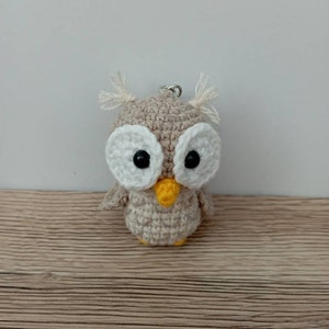 Keychain Owl CROCHET PDF PATTERN english - Etsy