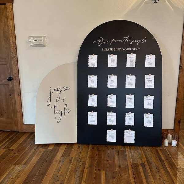 Our Favorite People Please Find Your Seat Lettering Cutouts ONLY ...