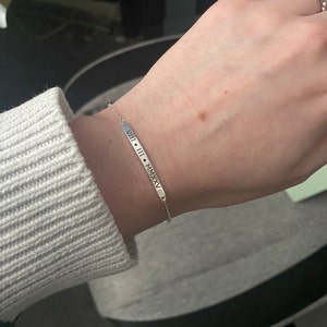 Personalized Bangle Bracelet Engraved Hearts Charms Pendants ...