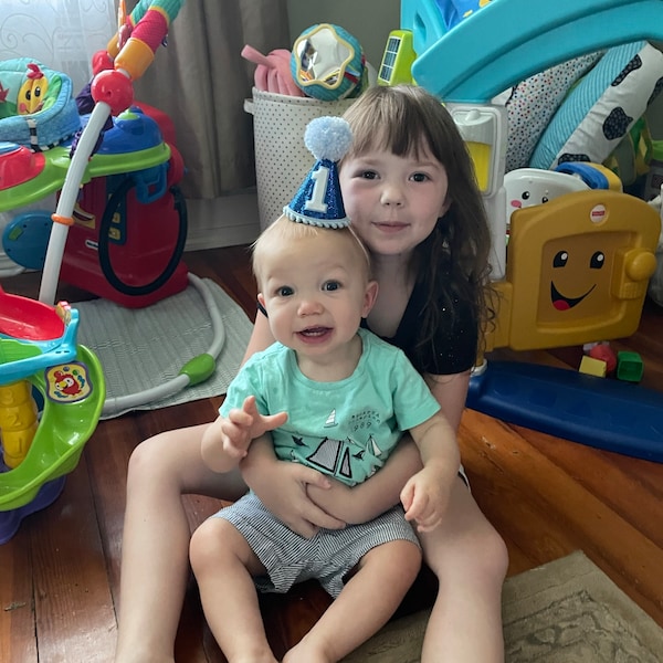 1st Birthday Hat- Boy First Birthday Hat - Mini Blue Party Hat - Boy ...