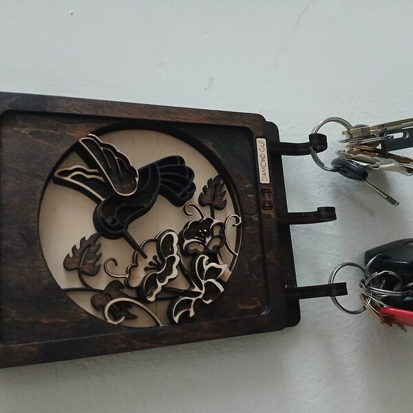 Mountains Wooden Key Holder I Home Decoration I Wall Key Chain Hanger I ...