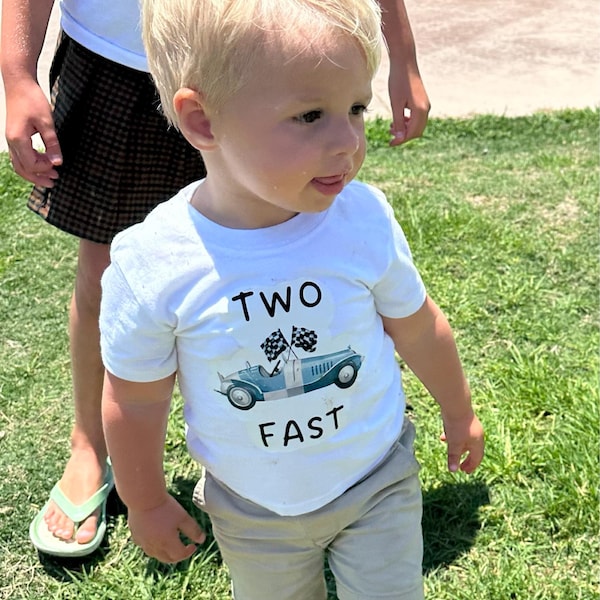 Two Fast Race Car Party Bundle, Vintage Race Car 2nd Birthday ...