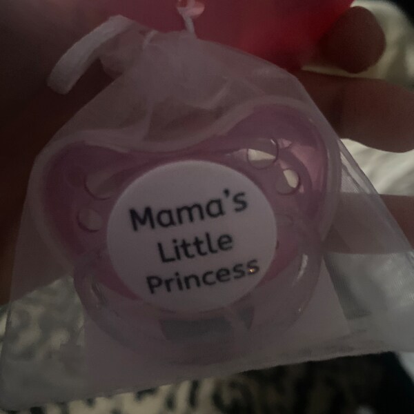 Bride Security Pacifier Baby Ring Bearer Gift Wedding Binkie Ring ...