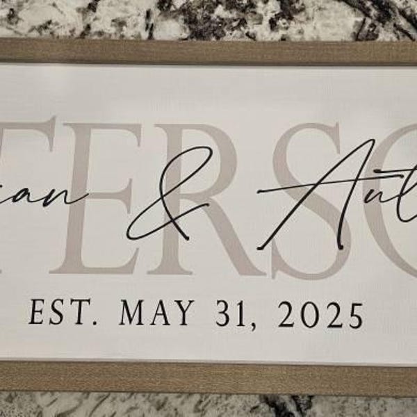 Welcome to Our Wedding Acrylic Sign, Personalized Wedding Sign, the ...