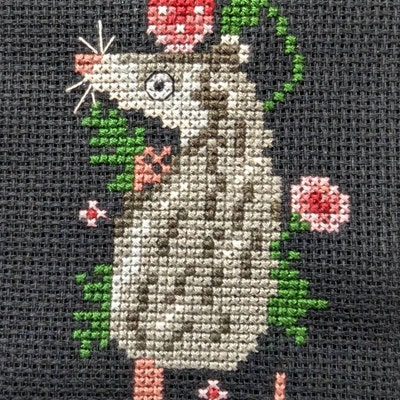 Toad Cross Stitch Pattern, Frog Cross Stitch, Spring Cross Stitch ...