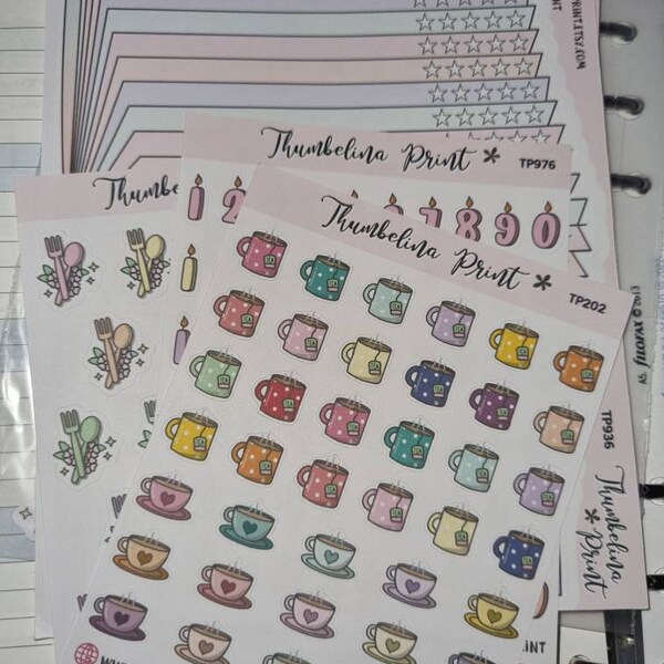 Build A Bookshelf Bullet Journal Planner Stickers in Black & White Book ...